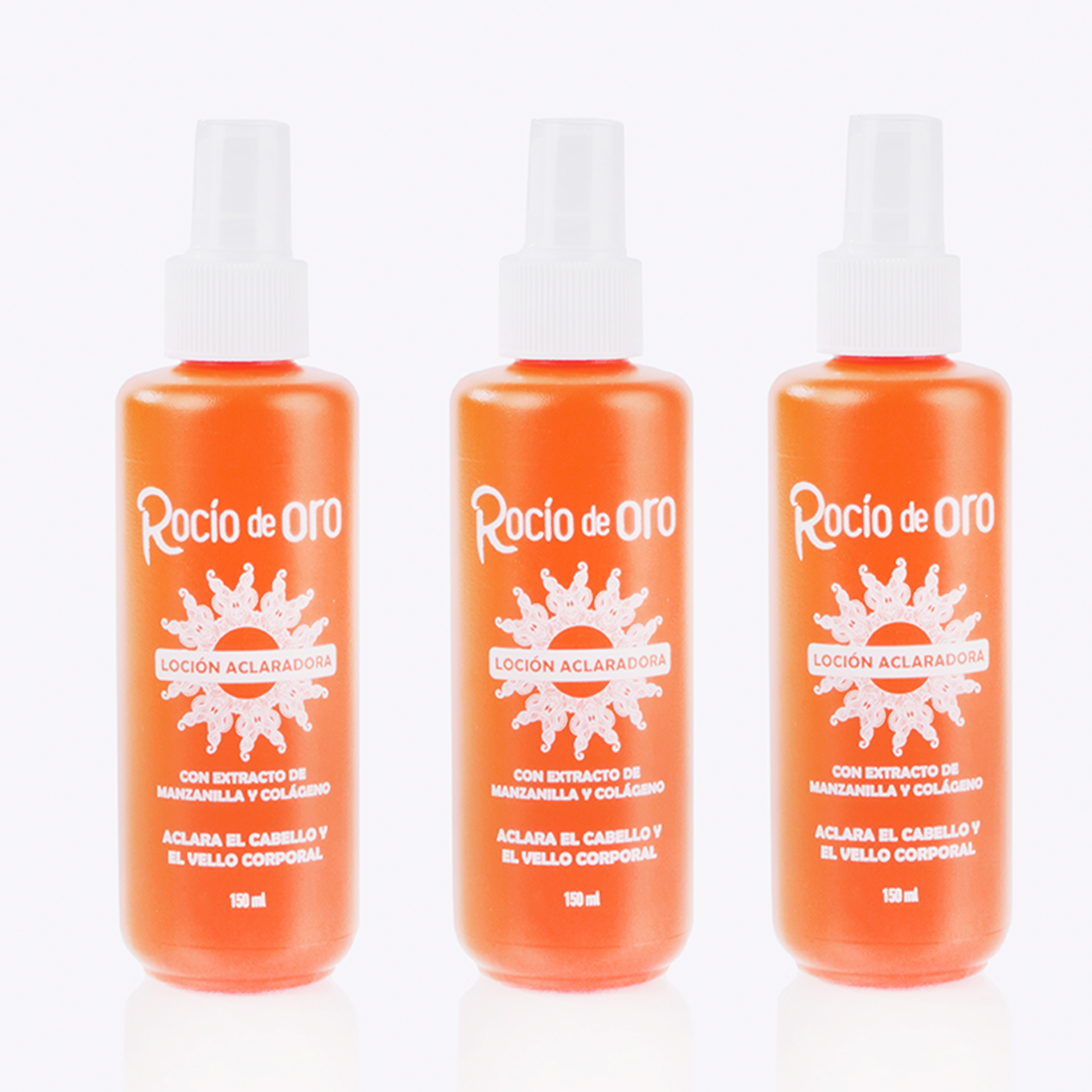 Rocío de Oro Loción Spray Aclarante Cabello y Vellos Corporales – René ...